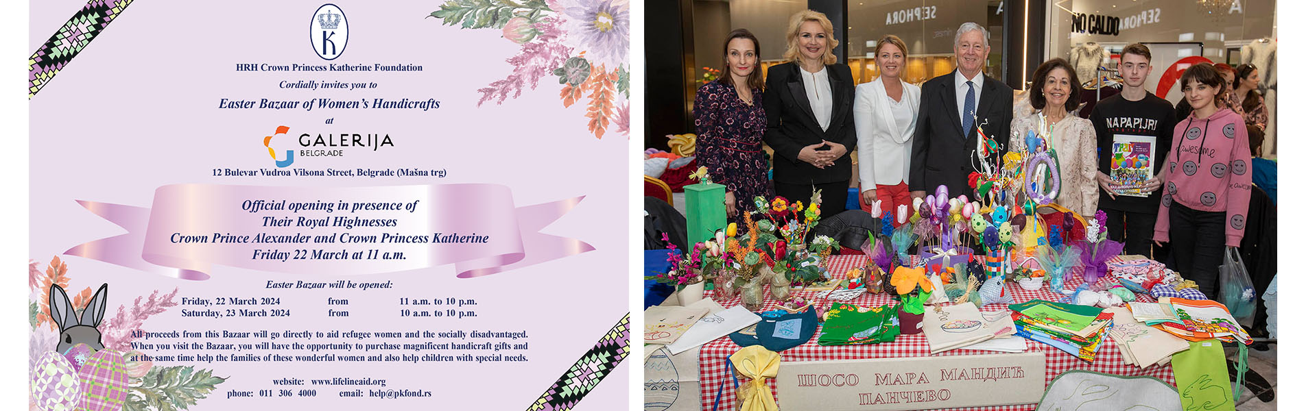 ANNOUNCEMENT - OFFICIAL OPENING OF CHARITY WOMEN’S HANDICRAFTS EASTER ...